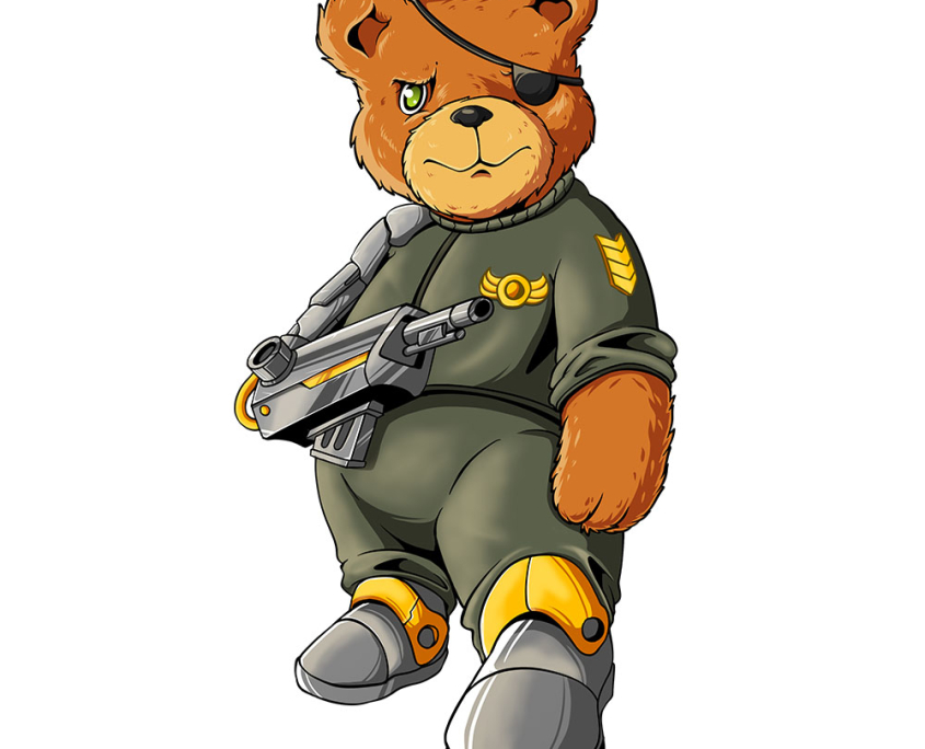 We Will Draw Custom Teddy Bear Character Illustration | Bixbox Studio