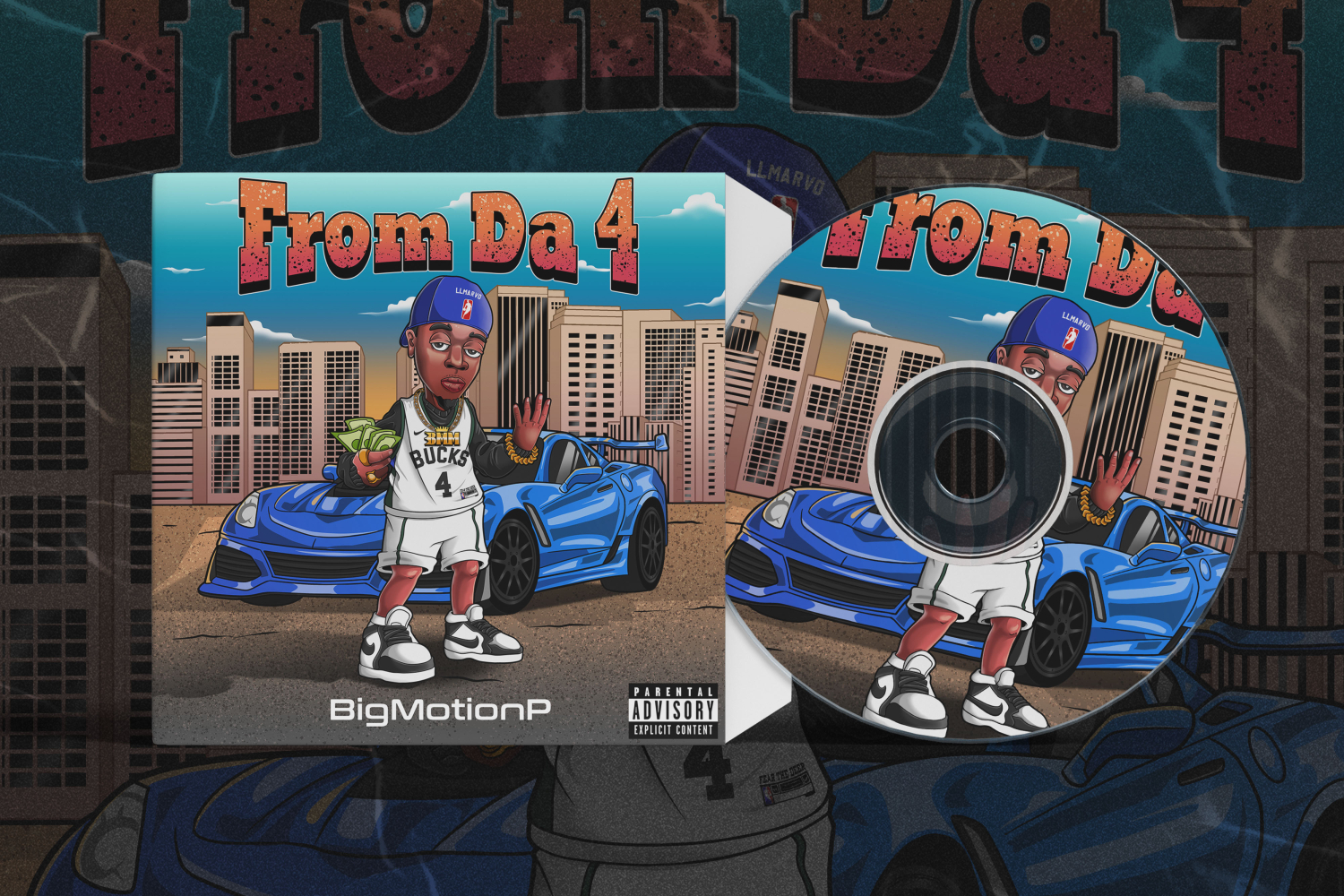 Cartoon Mixtape Cover Album Illustration Service | Unleash Your ...